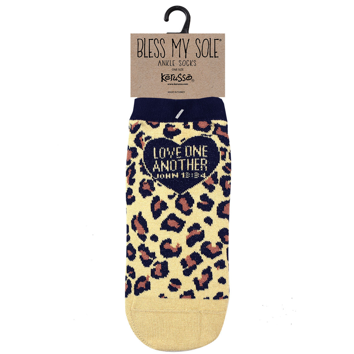 Kerusso Ankle Socks Leopard – Wear My Bible