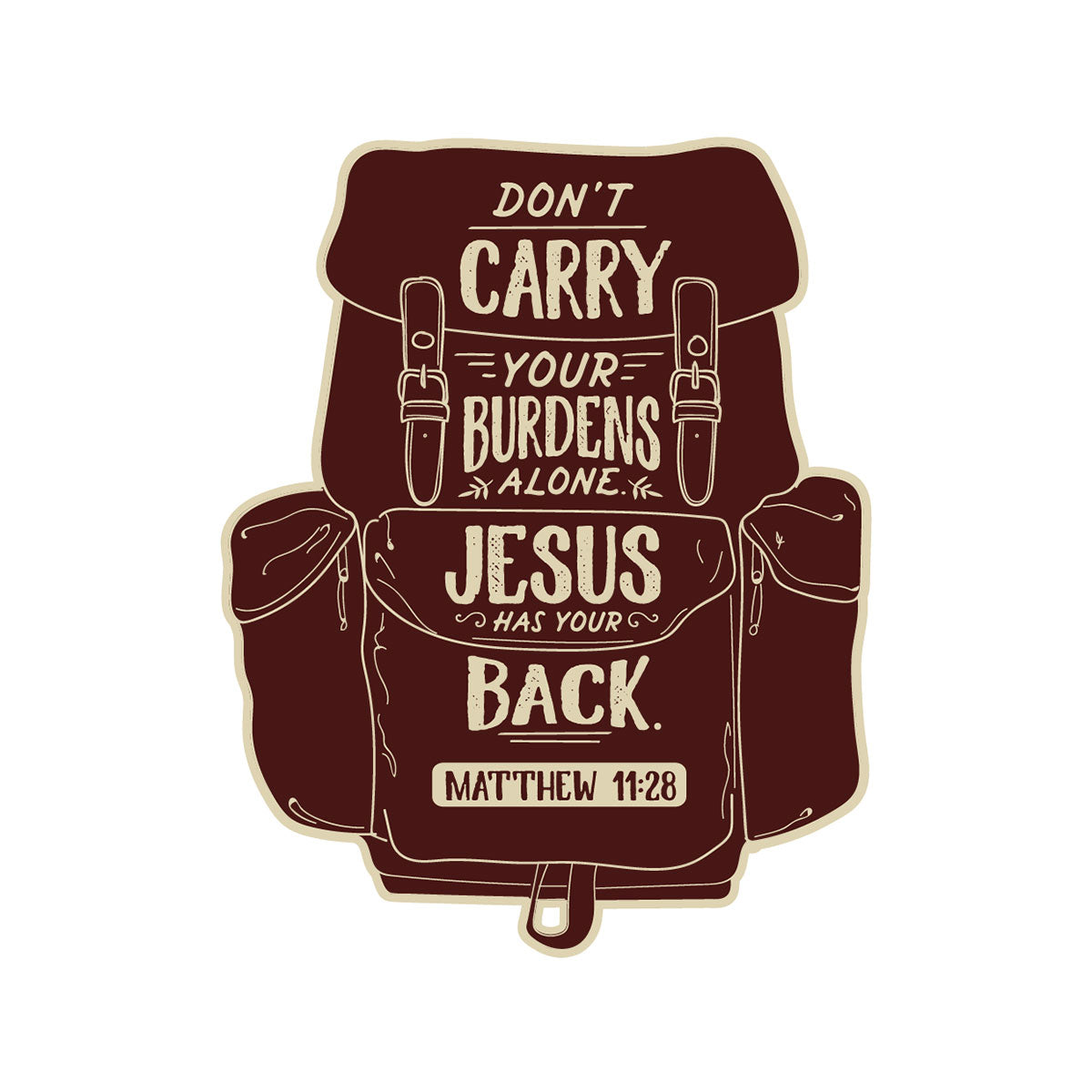 Kerusso Backpack Sticker – Wear My Bible