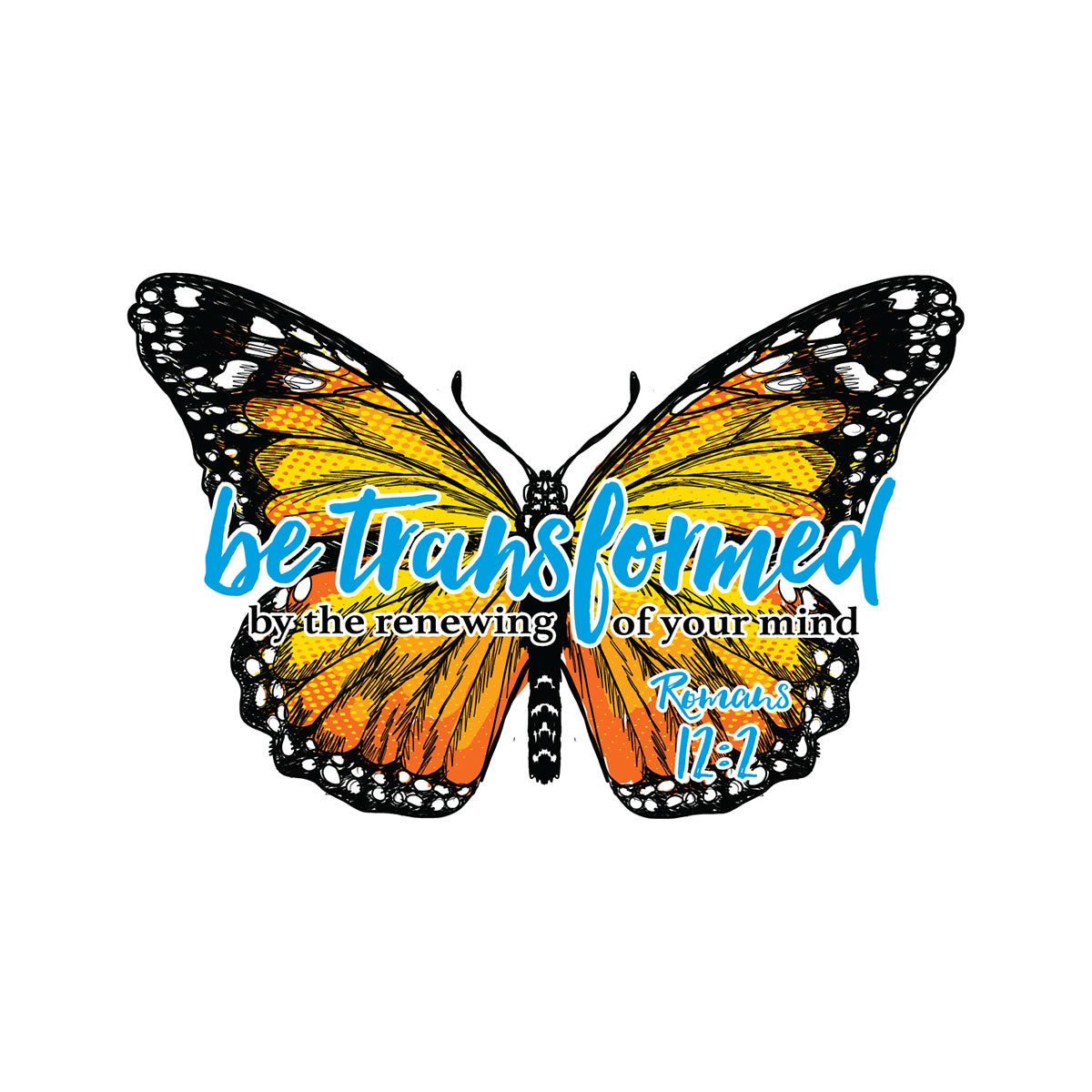 Kerusso Transformed Butterfly Sticker – Wear My Bible