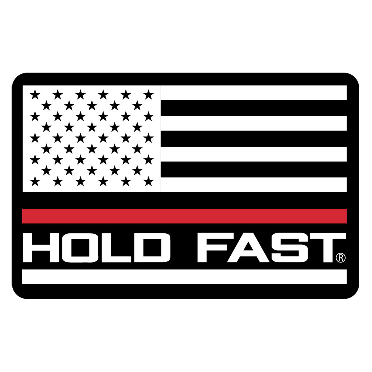 HOLD FAST Fireman Flag Sticker – Wear My Bible