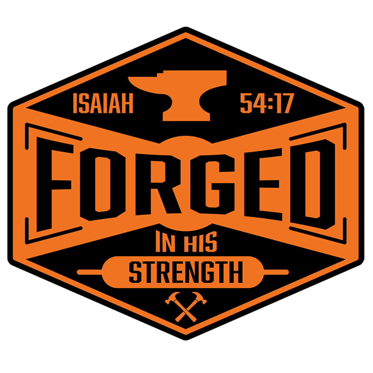 Kerusso Sticker Forged – Wear My Bible